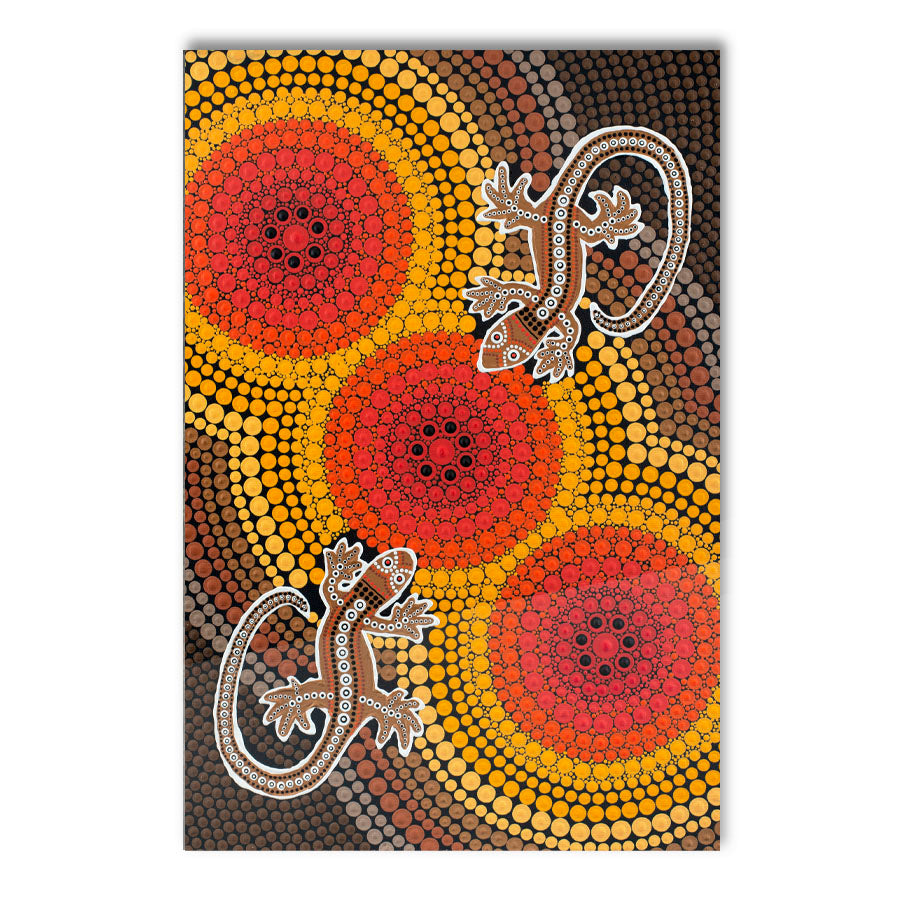 Gugaa Yarrudhangidyal (Goanna Dreaming) by Shayne Hill